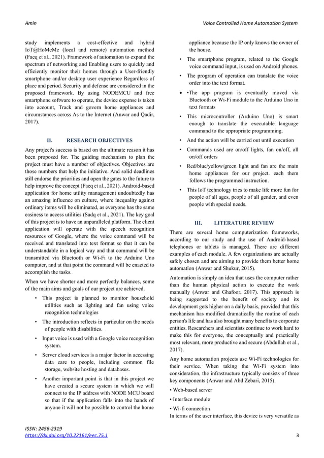 Voice Controlled Home Automation System | PDF | Home Appliances | Home & Garden