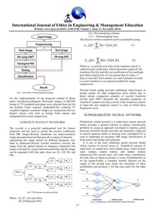 Ijeee 16-19-a novel approach to brain tumor classification using wavelet and probabilistic ...