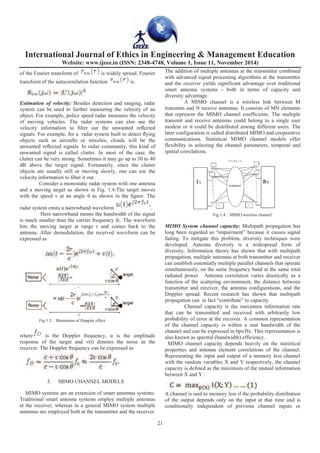 Ijeee 20-23-target parameter estimation for pulsed doppler radar applications | PDF