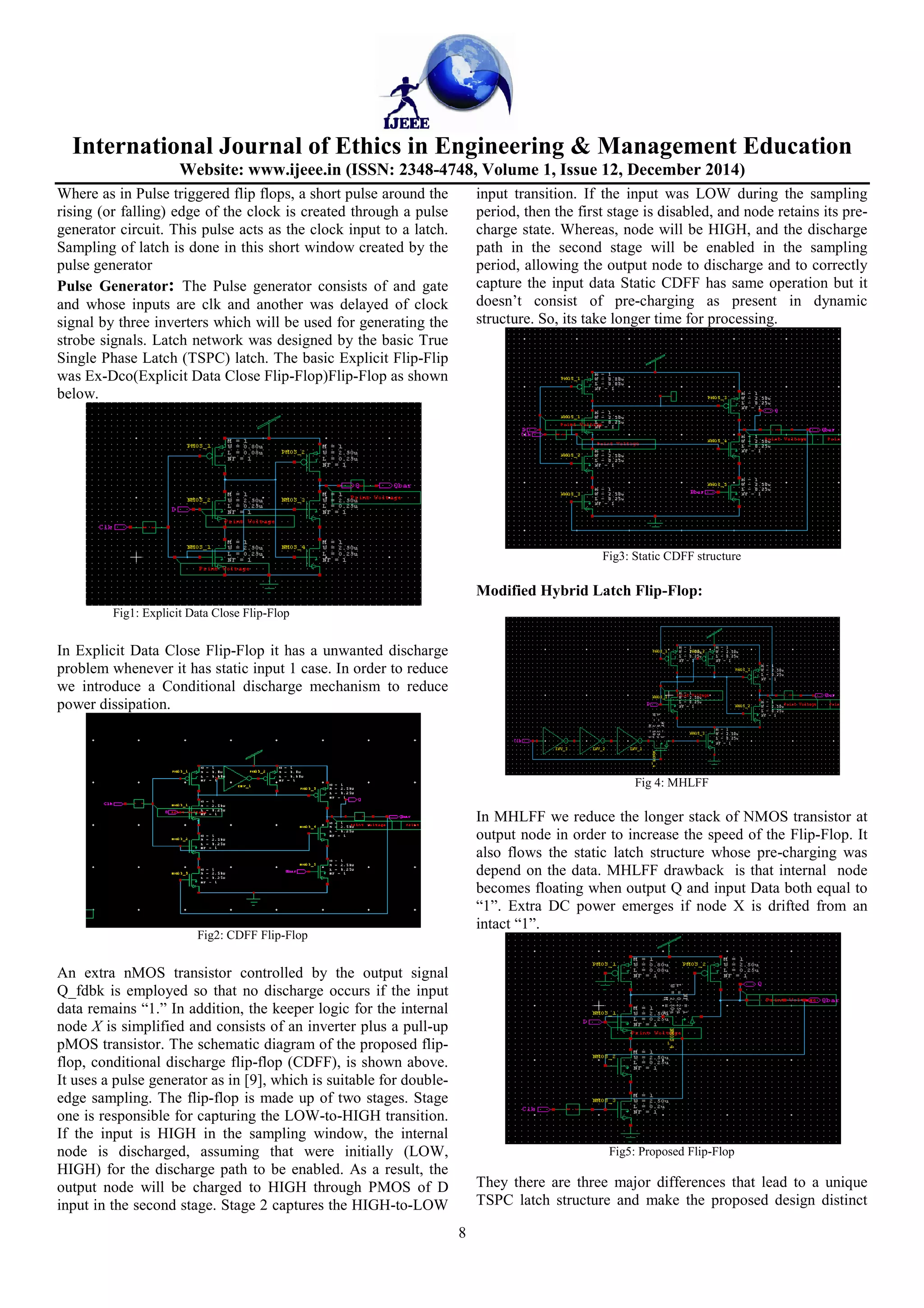 enhancement of low power pulse triggered flip-flop design based on signal feed-through scheme ...