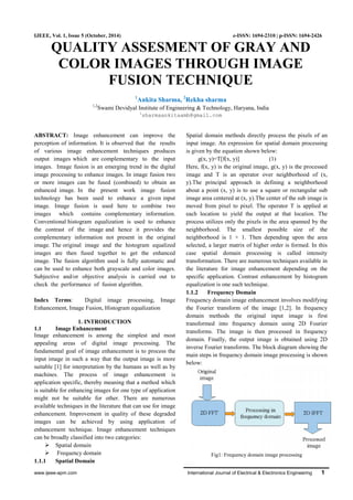 Quality Assessment of Gray and Color Images through Image Fusion ...