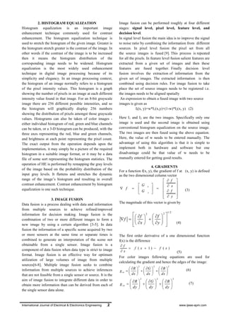 Quality Assessment of Gray and Color Images through Image Fusion Technique | PDF