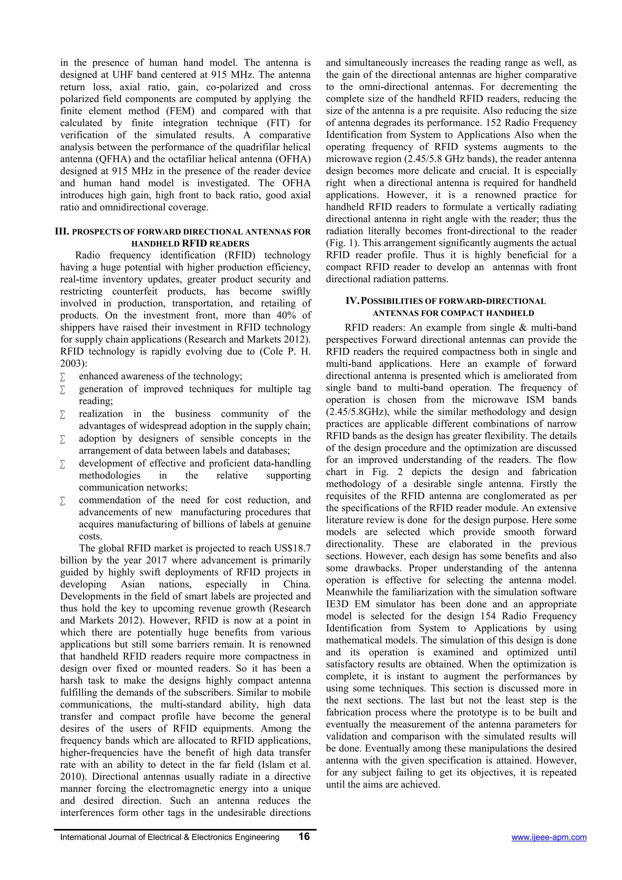 A REVIEW OF MICROSTRIP PATCH ANTENNA FOR RFID APPLICATIONS | PDF