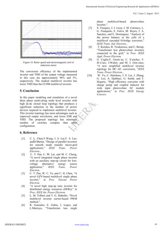 A Novel Three Phase Multi-string Multilevel Inverter with High DC-DC ...