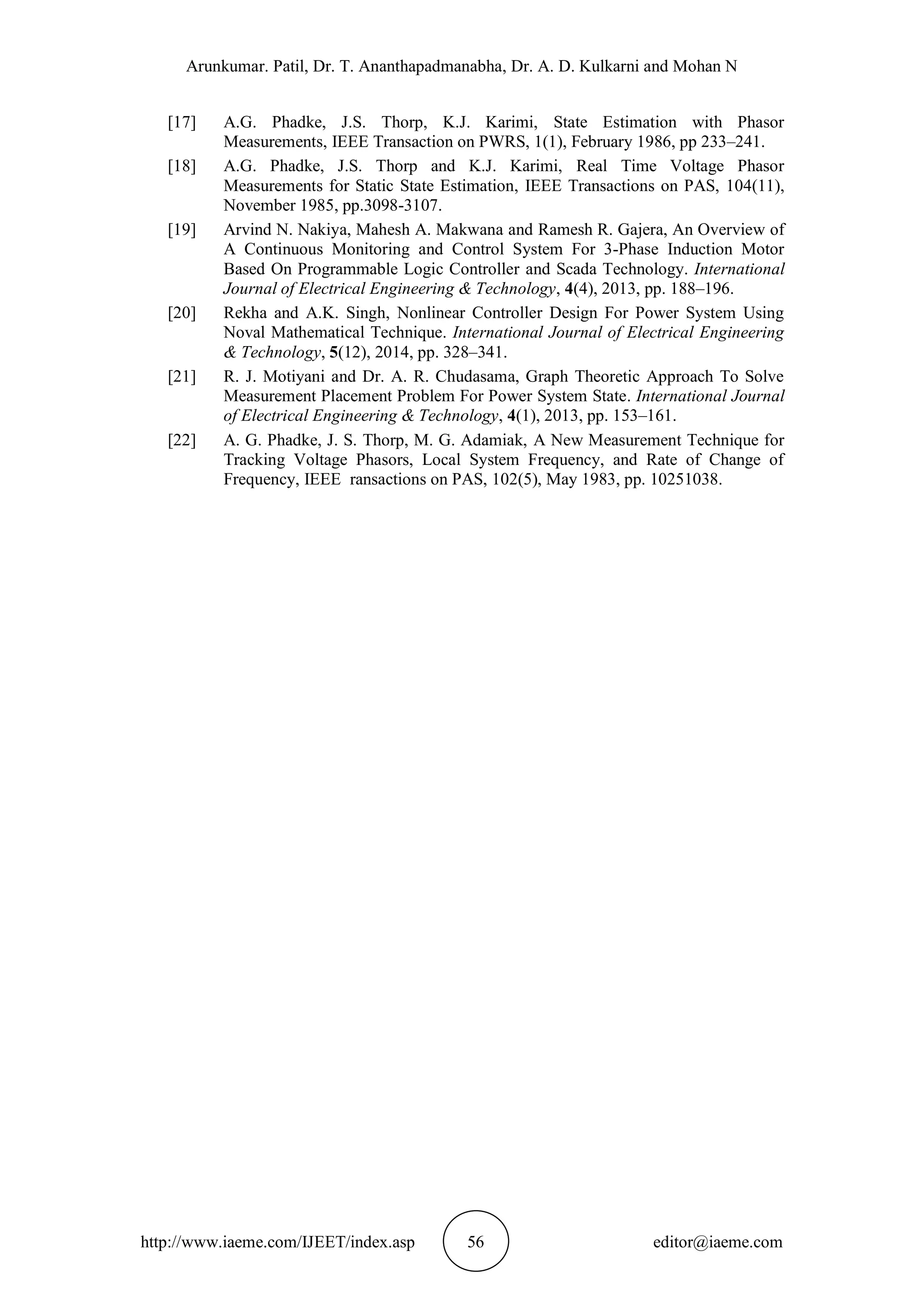 Synchrophasor Data Based Intelligent Algorithm For Real Time Event Detection In Power System Pdf