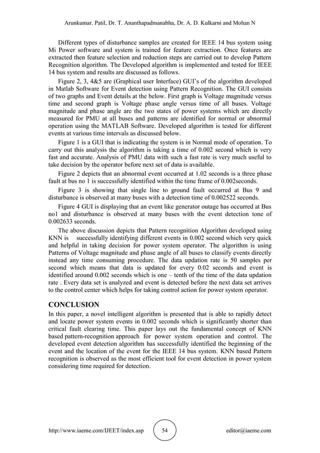Synchrophasor Data Based Intelligent Algorithm For Real Time Event Detection In Power System Pdf