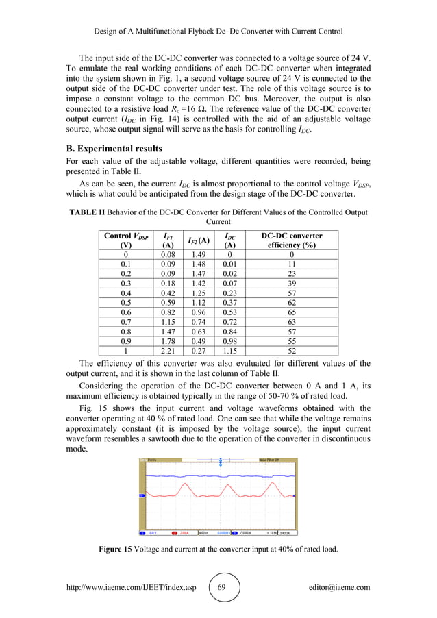 DESIGN OF A MULTIFUNCTIONAL FLYBACK DC-DC CONVERTER WITH CURRENT CONTROL | PDF