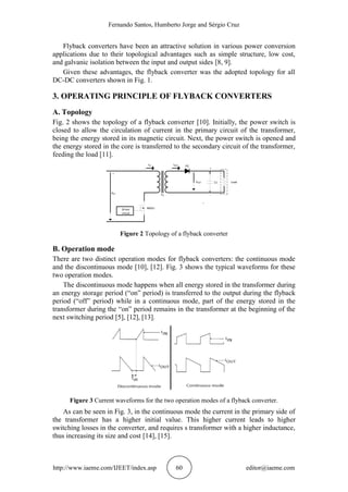 DESIGN OF A MULTIFUNCTIONAL FLYBACK DC-DC CONVERTER WITH CURRENT CONTROL | PDF