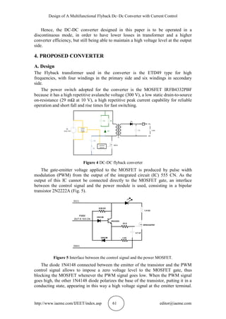 DESIGN OF A MULTIFUNCTIONAL FLYBACK DC-DC CONVERTER WITH CURRENT CONTROL | PDF