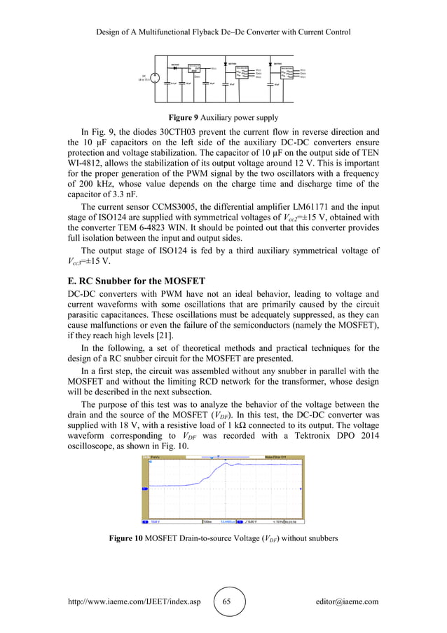 DESIGN OF A MULTIFUNCTIONAL FLYBACK DC-DC CONVERTER WITH CURRENT CONTROL | PDF