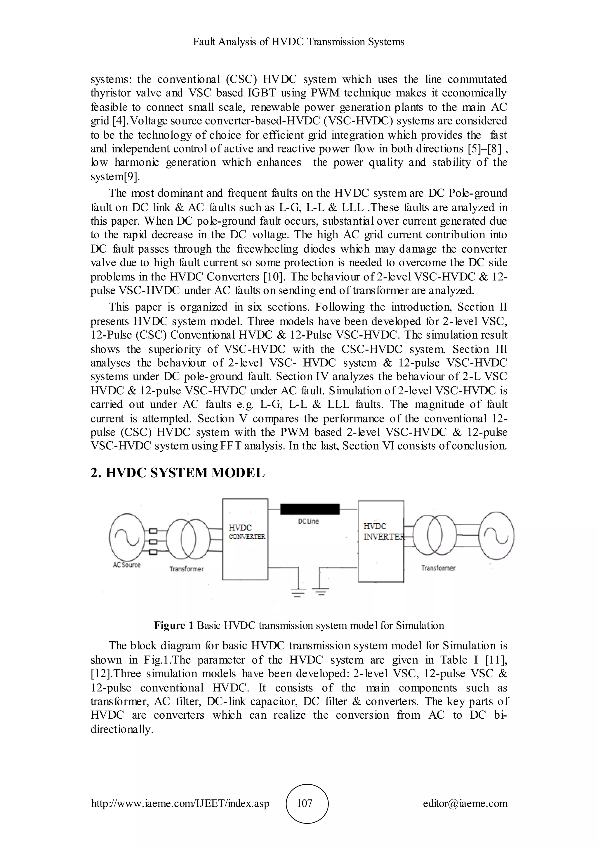 FAULT ANALYSIS OF HVDC TRANSMISSION SYSTEMS | PDF