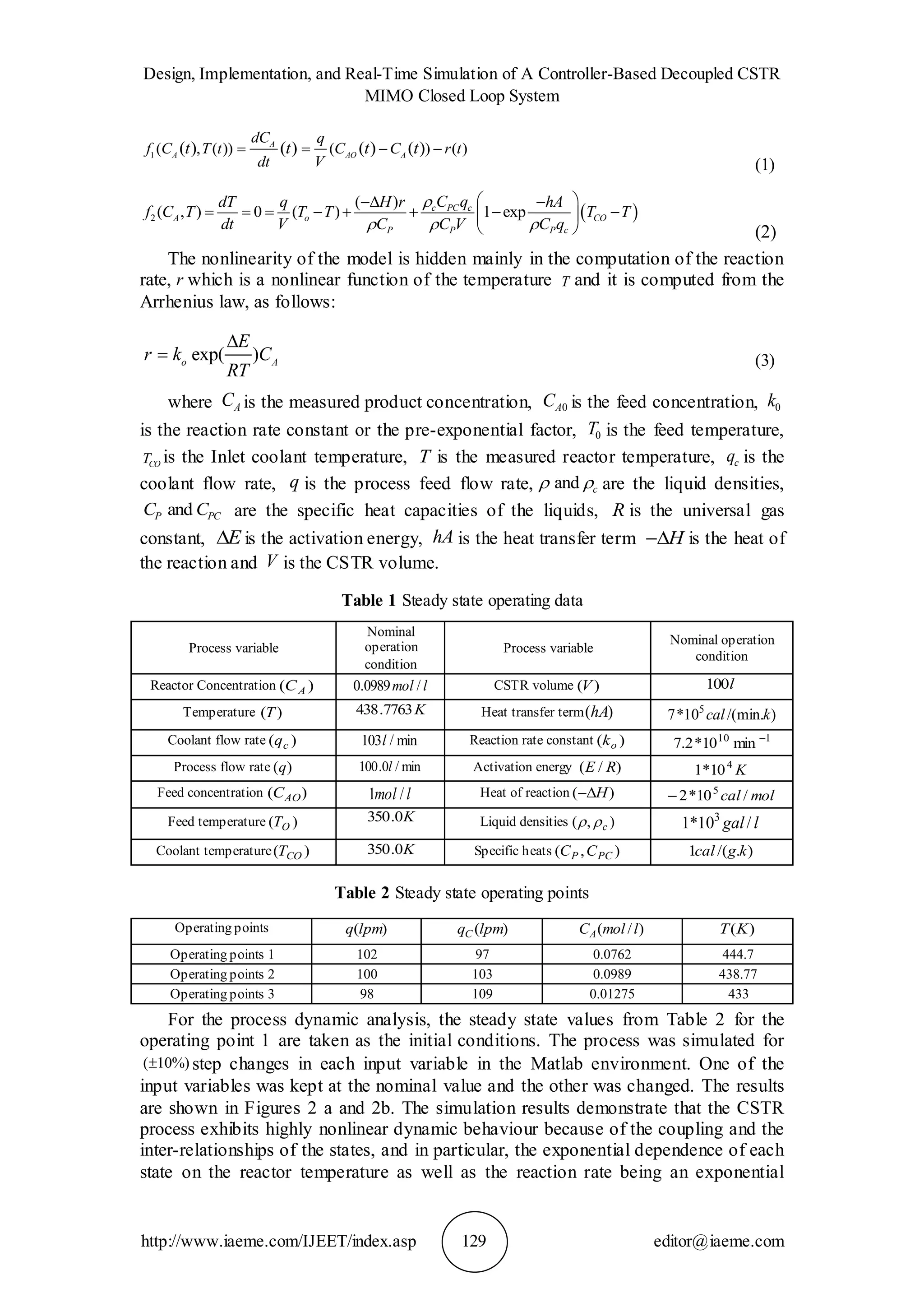 DESIGN, IMPLEMENTATION, AND REAL-TIME SIMULATION OF A CONTROLLER-BASED ...