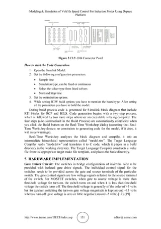 MODELING & SIMULATION OF VOLT/HZ SPEED CONTROL FOR INDUCTION MOTOR ...