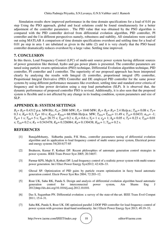 DESIGN OF CONTROL STRATEGIES FOR THE LOAD FREQUENCY CONTROL (LFC) IN ...