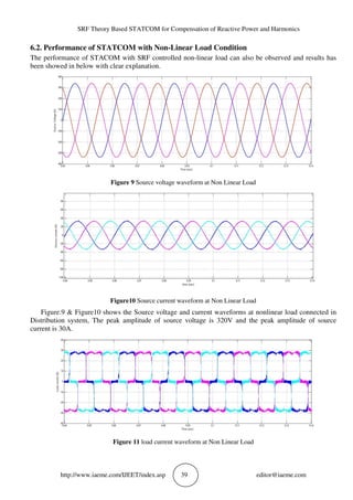 SRF THEORY BASED STATCOM FOR COMPENSATION OF REACTIVE POWER AND HARMONICS | PDF