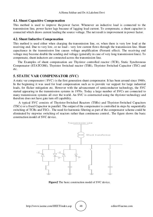 Firing Angle Svc Model For Analyzing The Performance Of Transmission