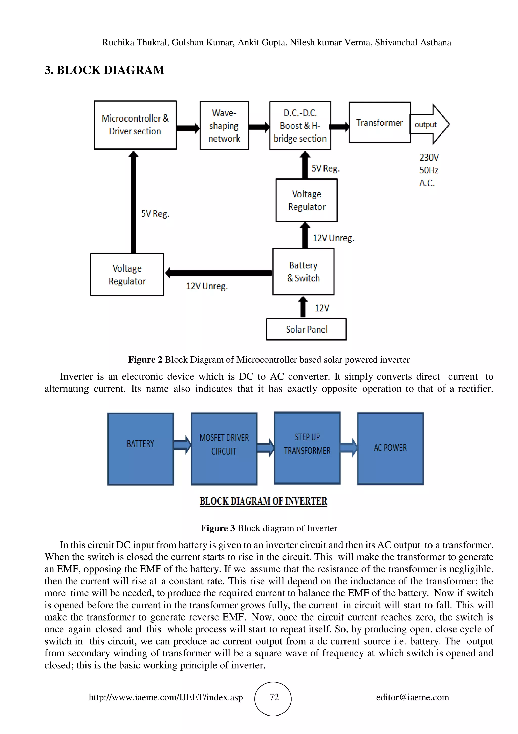 MICROCONTROLLER BASED SOLAR POWER INVERTER | PDF