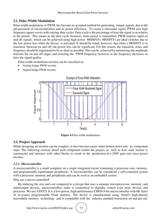 MICROCONTROLLER BASED SOLAR POWER INVERTER | PDF