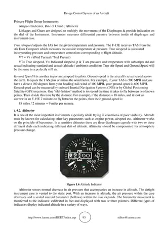 DESIGN CONTROL SYSTEM OF AN AIRCRAFT | PDF