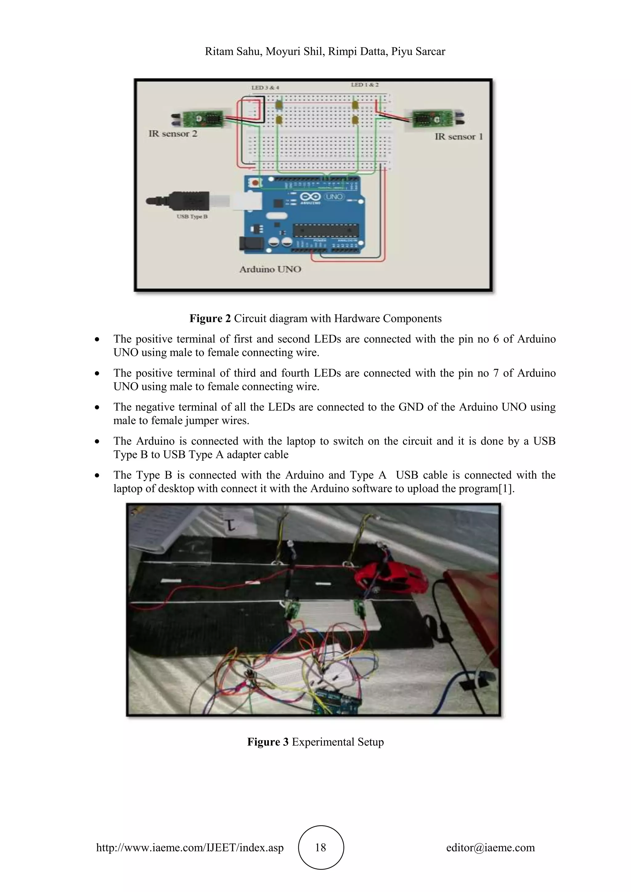 STREET LIGHT GLOWS ON DETECTING THE VEHICLE MOVEMENT USING ARDUINO UNO ...