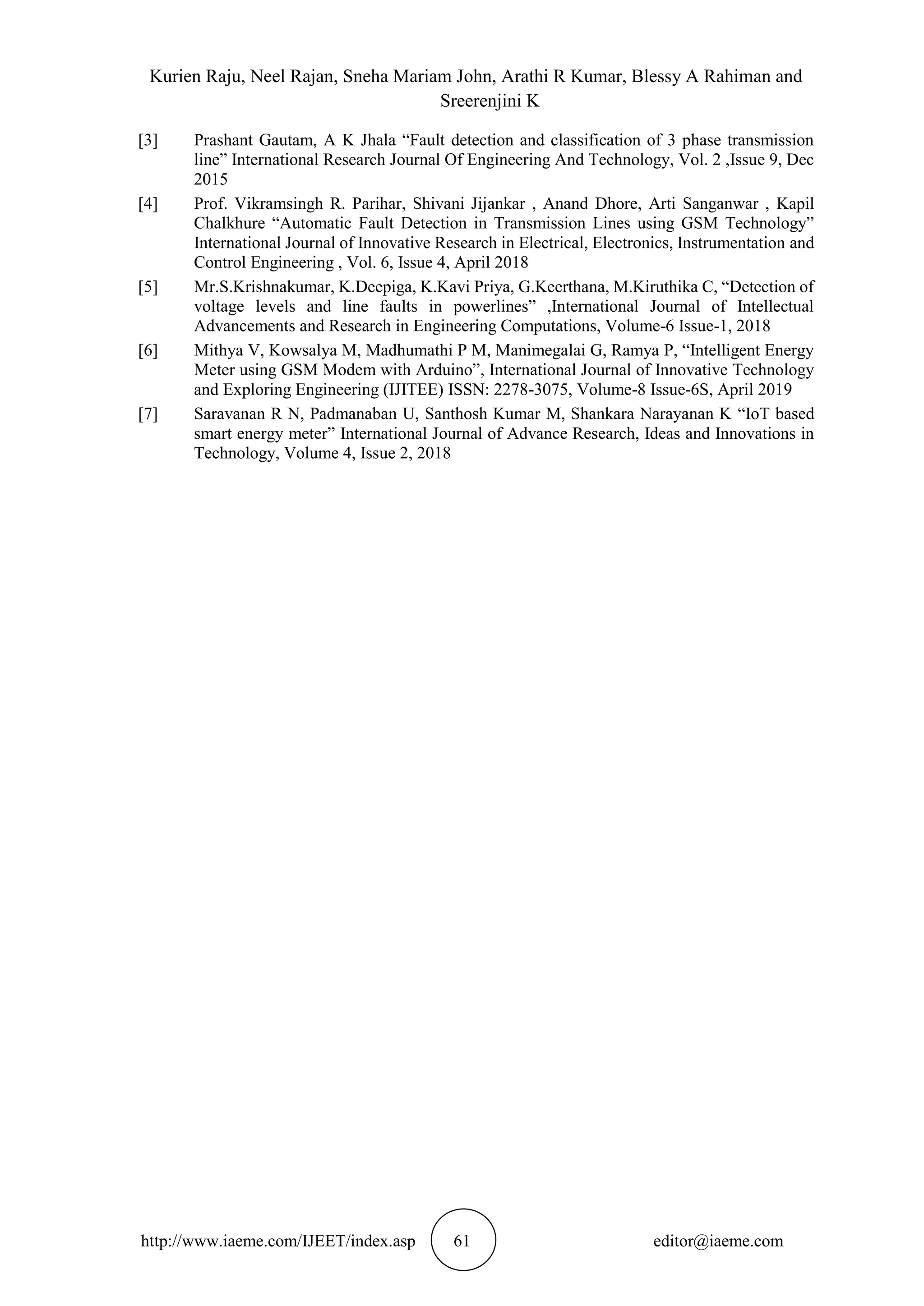 SMART FAULT DETECTION IN DISTRIBUTION SYSTEM | PDF