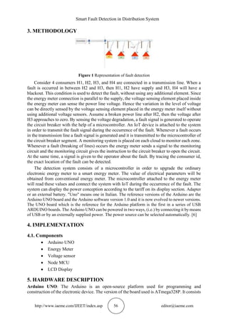 SMART FAULT DETECTION IN DISTRIBUTION SYSTEM | PDF
