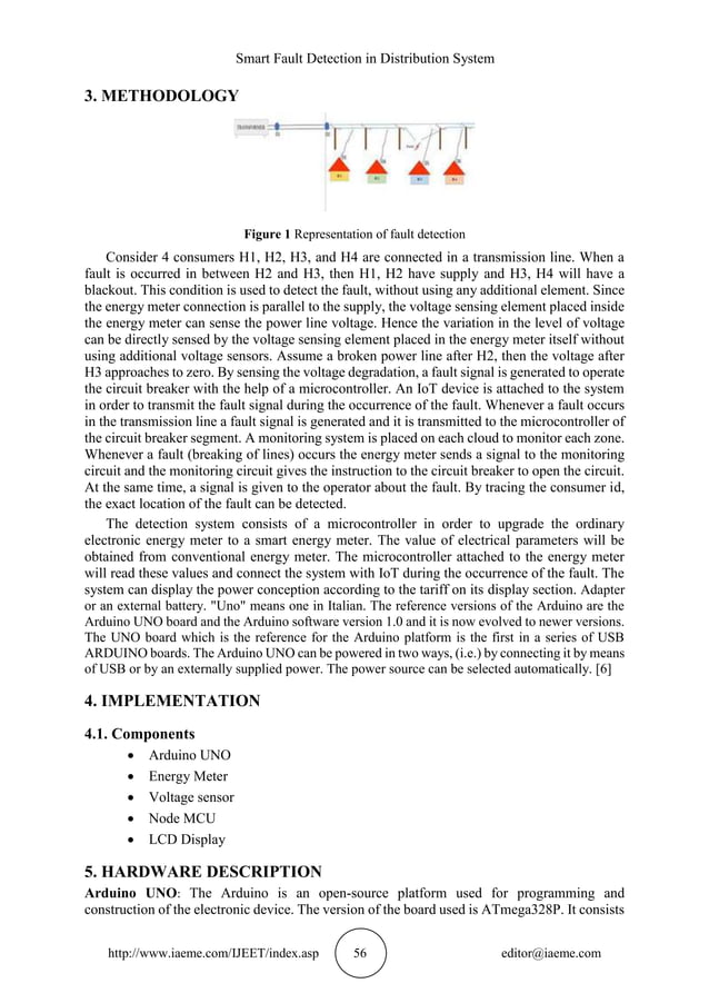 SMART FAULT DETECTION IN DISTRIBUTION SYSTEM | PDF