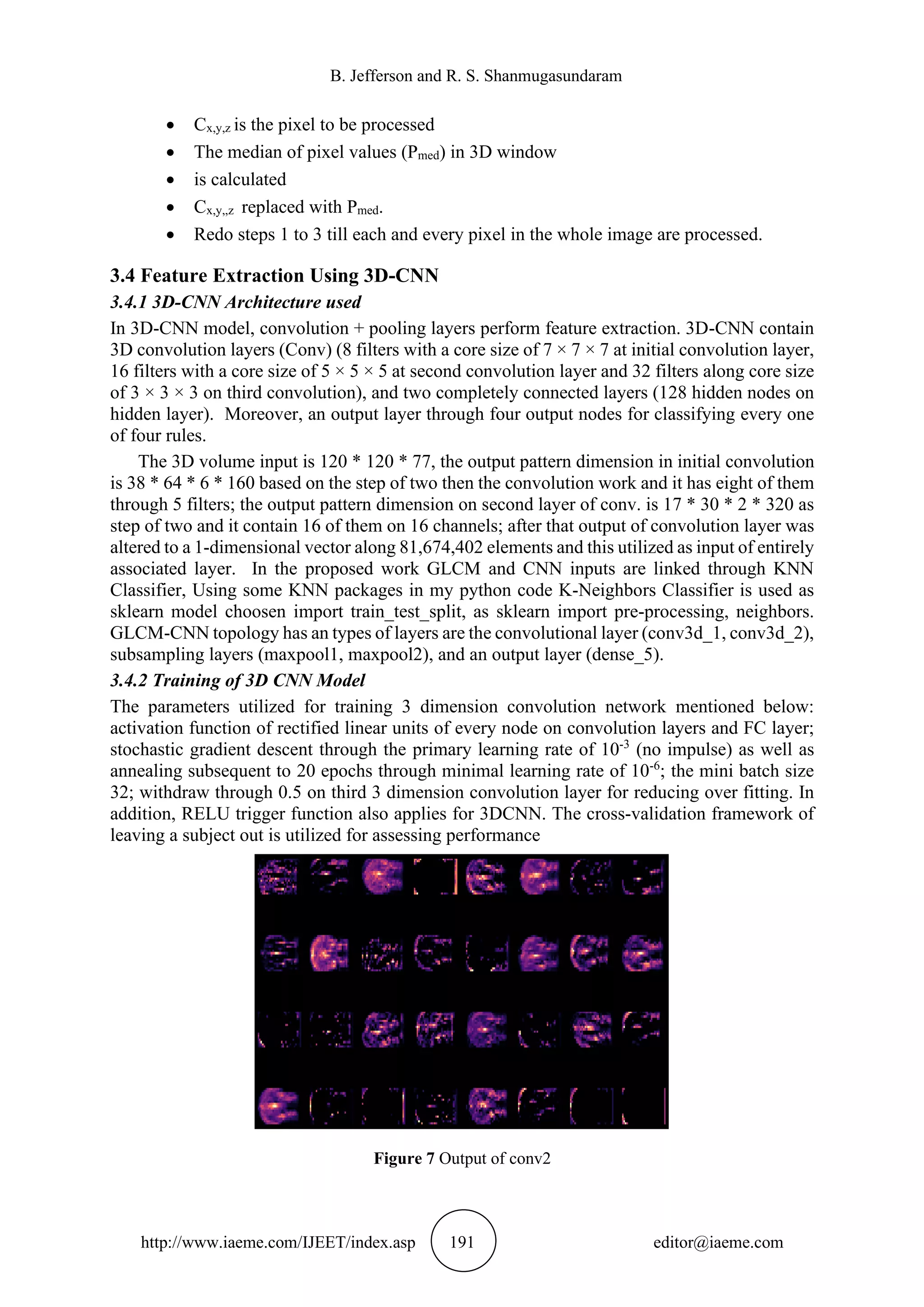 BRAIN TUMOR CLASSIFICATION IN 3D-MRI USING FEATURES FROM RADIOMICS AND 3D-CNN COMBINED WITH KNN ...