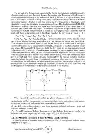 STRAY LOSS ESTIMATION IN INDUCTION MOTOR | PDF