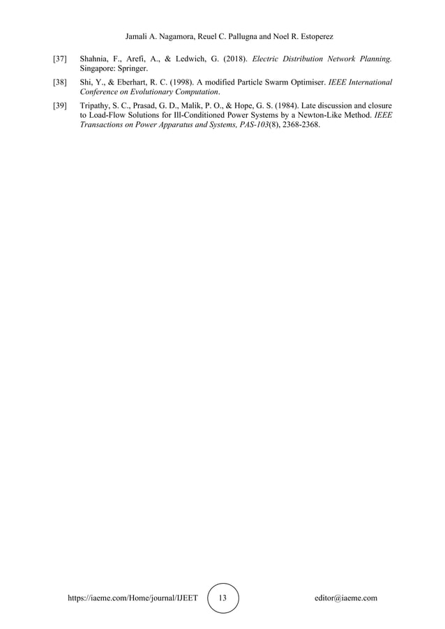 OPTIMAL RECONFIGURATION OF POWER DISTRIBUTION RADIAL NETWORK USING ...