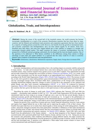 Globalization, Trade, and Interdependence | PDF | Business | Business ...