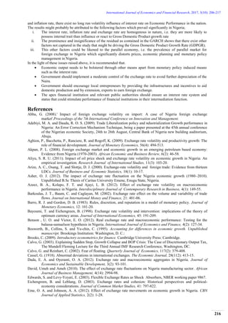 Implications of Exchange Rate Fluctuation and Economic Performance: The ...