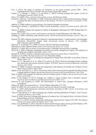 Implications of Exchange Rate Fluctuation and Economic Performance: The ...