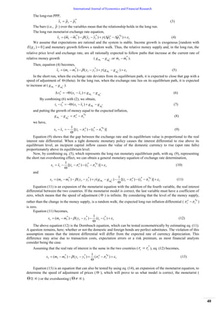 Exchange Rate Dynamics: The Overshooting Model (With Sticky Prices) | PDF
