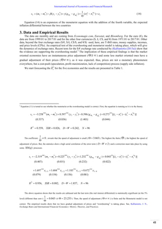 Exchange Rate Dynamics: The Overshooting Model (With Sticky Prices) | PDF