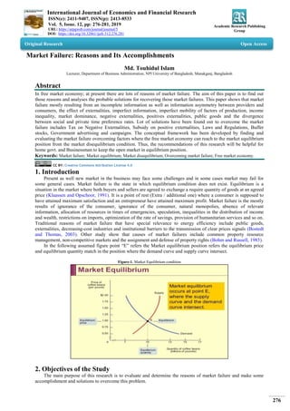 Market Failure: Reasons and Its Accomplishments | PDF | Economy ...