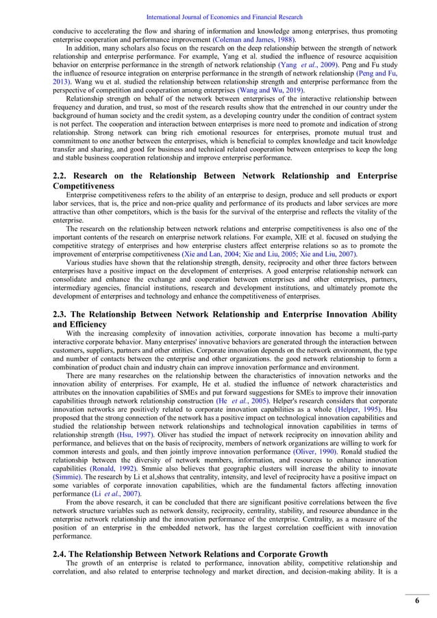 Analysis Method of Enterprise Network Relationship Based on Graph Theory | PDF