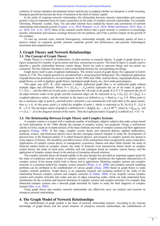 Analysis Method of Enterprise Network Relationship Based on Graph Theory | PDF