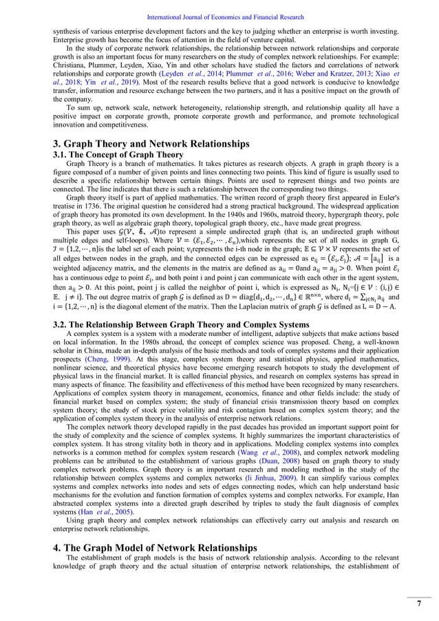 Analysis Method of Enterprise Network Relationship Based on Graph Theory | PDF