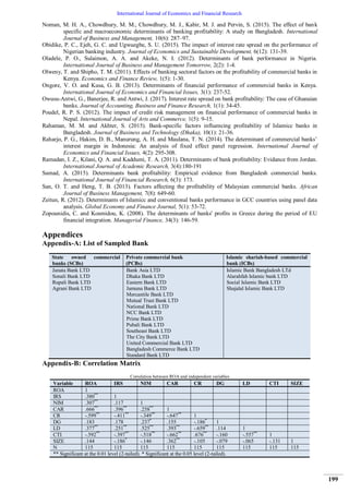 Internal Factors Influencing the Profitability of Commercial Banks in Bangladesh | PDF