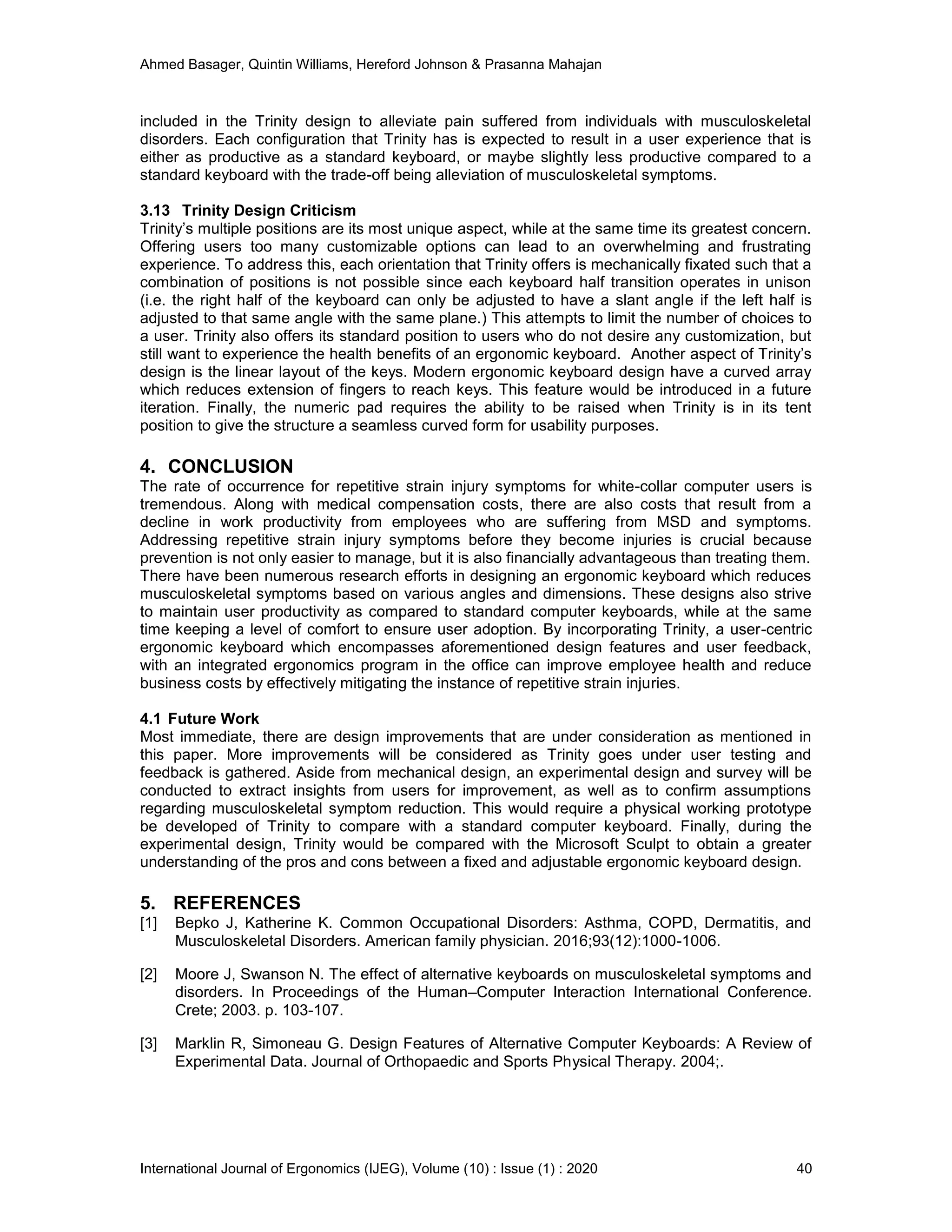 A User-Centered Ergonomic Keyboard Design To Mitigate Work-Related ...