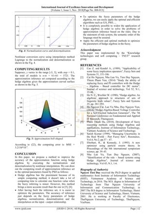 Approximating the Bell-shaped Function based on Combining Hedge Algebras and Particle Swarm ...