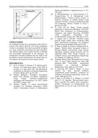 Design and Development of Intelligent Navigation Control Systems for Autonomous Robots Using ...