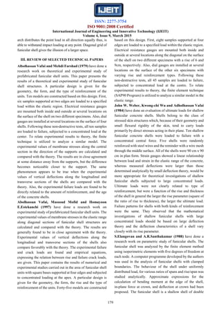 Experimental and FE Analysis of Funicular Shells | PDF