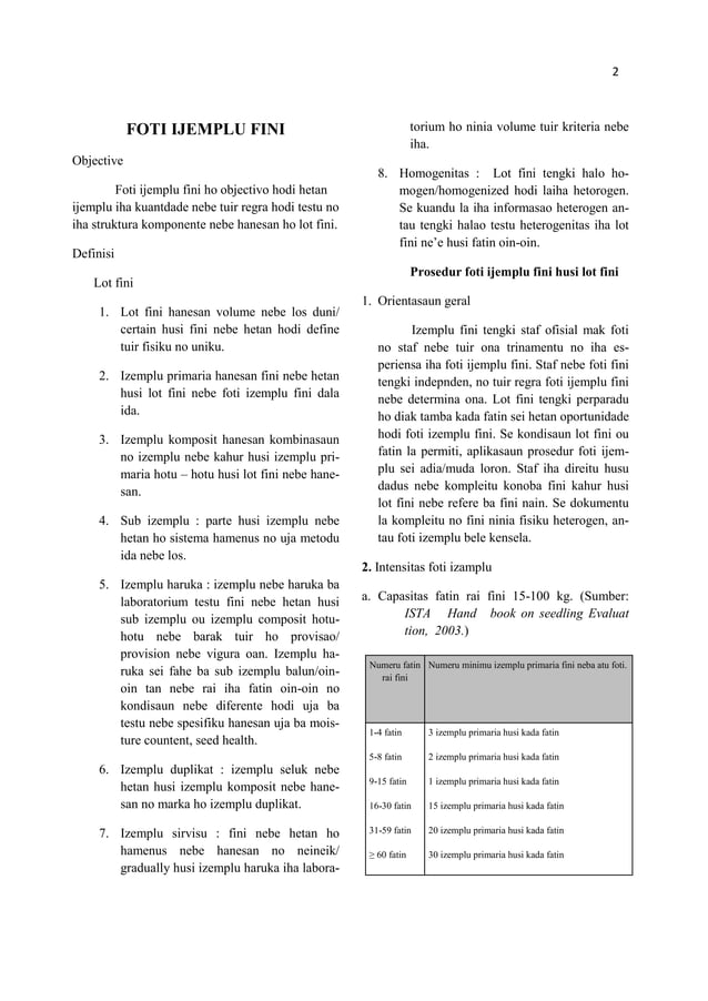 Ijemplu foti fini iha kampo 5 | PDF