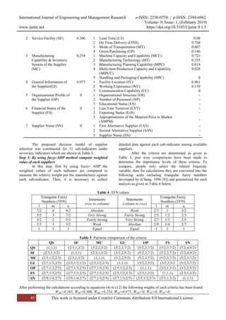 Supplier Selection and Evaluation by Fuzzy-AHP Extent Analysis: A Case Study RMG Sector of ...