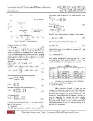 Time and Energy Minimized Trajectories for LANs of Drones | PDF