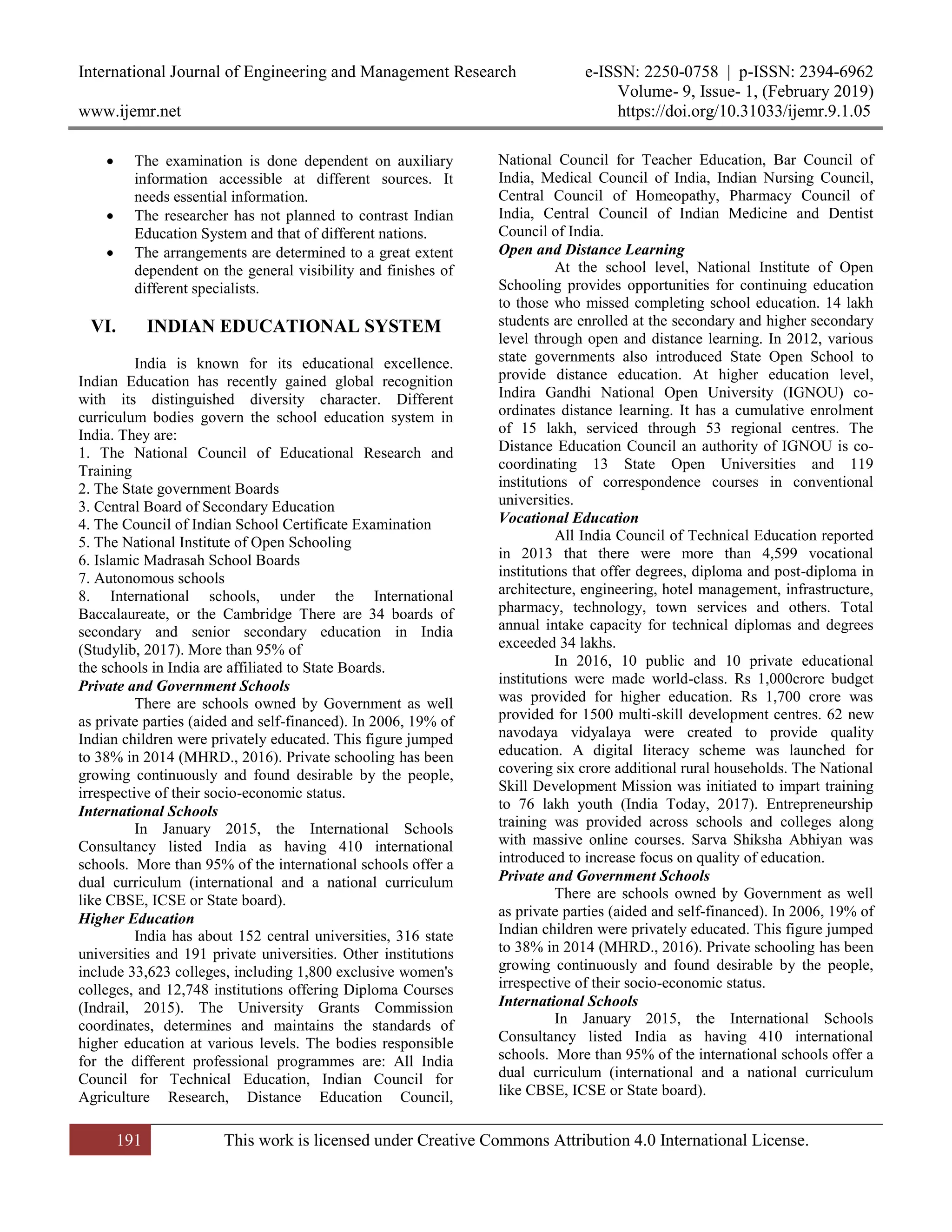 Contemporary Issues and Challenges in the Indian Education System | PDF