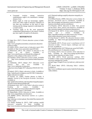 Contemporary Issues and Challenges in the Indian Education System | PDF ...