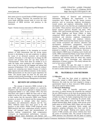 Innovative Human Resource Practices in Indian Banks: A Study from HR Manager’s Perspective | PDF